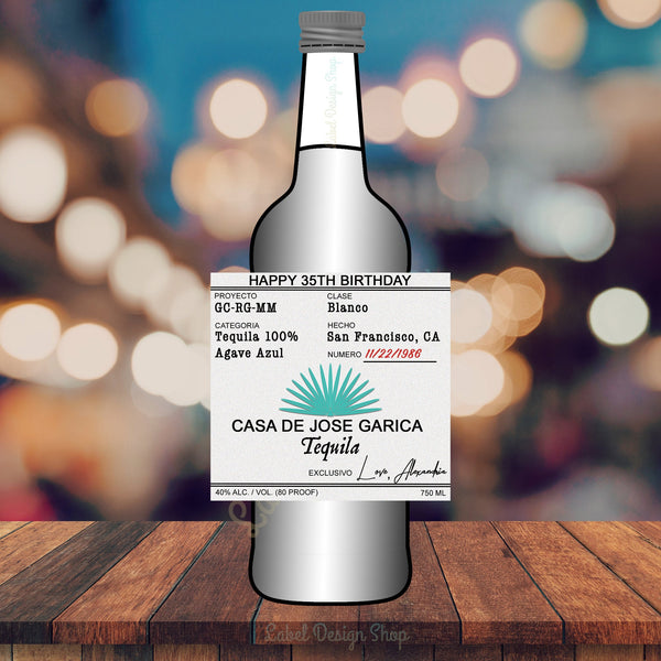 Liquor Labels - Custom Wine Bottle Labels - Personalized Liquor Labels